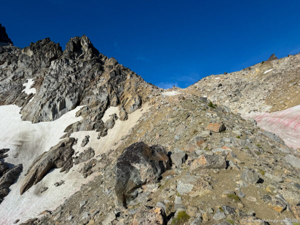 Mt. Stuart, West Ridge (5.6, 2300') - www.StephAbegg.com
