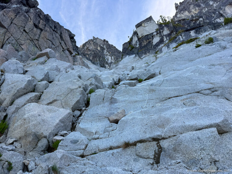 Mt. Stuart, West Ridge (5.6, 2300') - www.StephAbegg.com